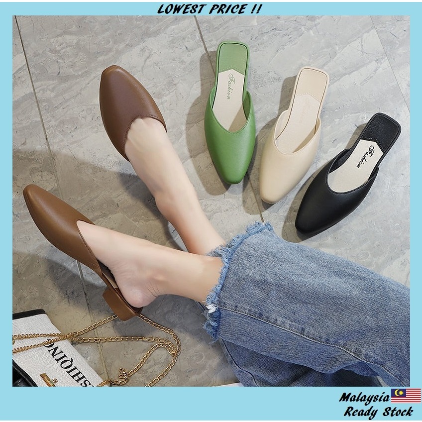 M20 Proper middle heel Shoe Heel sandal formal comfortable Kasut Tinggi ...