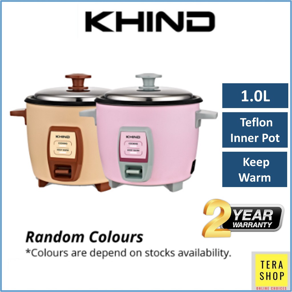 Khind RC910T 1L Electric Rice Cooker Periuk Nasi ( Random Color ...