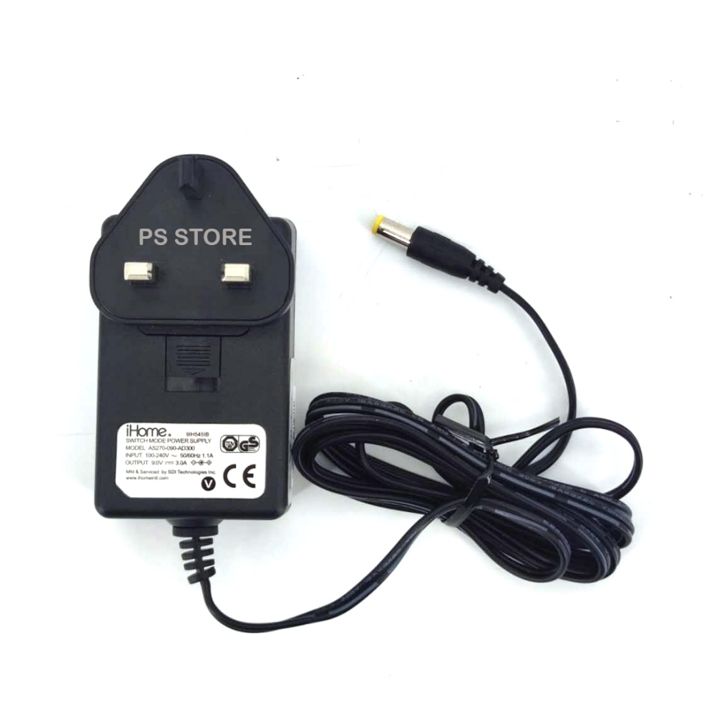 AC TO DC Power Adapter 9V 3A ( UK Plug ) *** READY STOCK *** | Shopee ...
