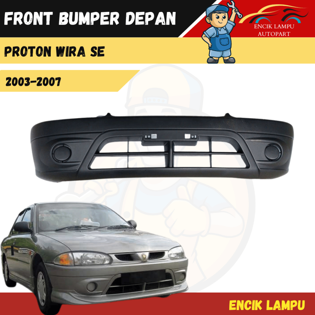 Proton Wira Se 2003 - 2007 Front Bumper Depan 100% New High Quality ...