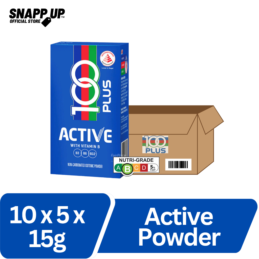 100Plus Active Powder 15g x 5 Sachets x 10 | Shopee Malaysia