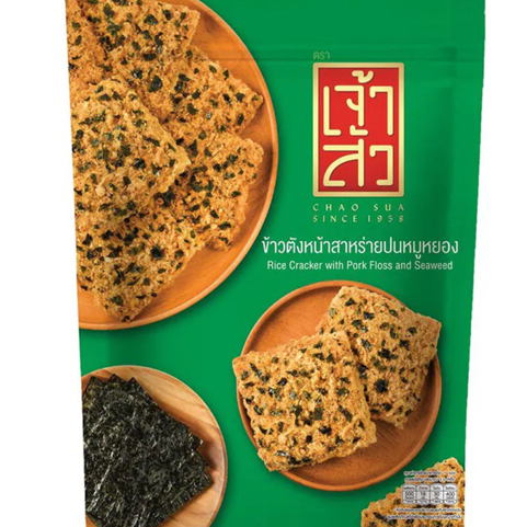 CHAO SUA RICE CRACKER WITH PORK FLOSS AND SEAWEED 80g | Shopee Malaysia