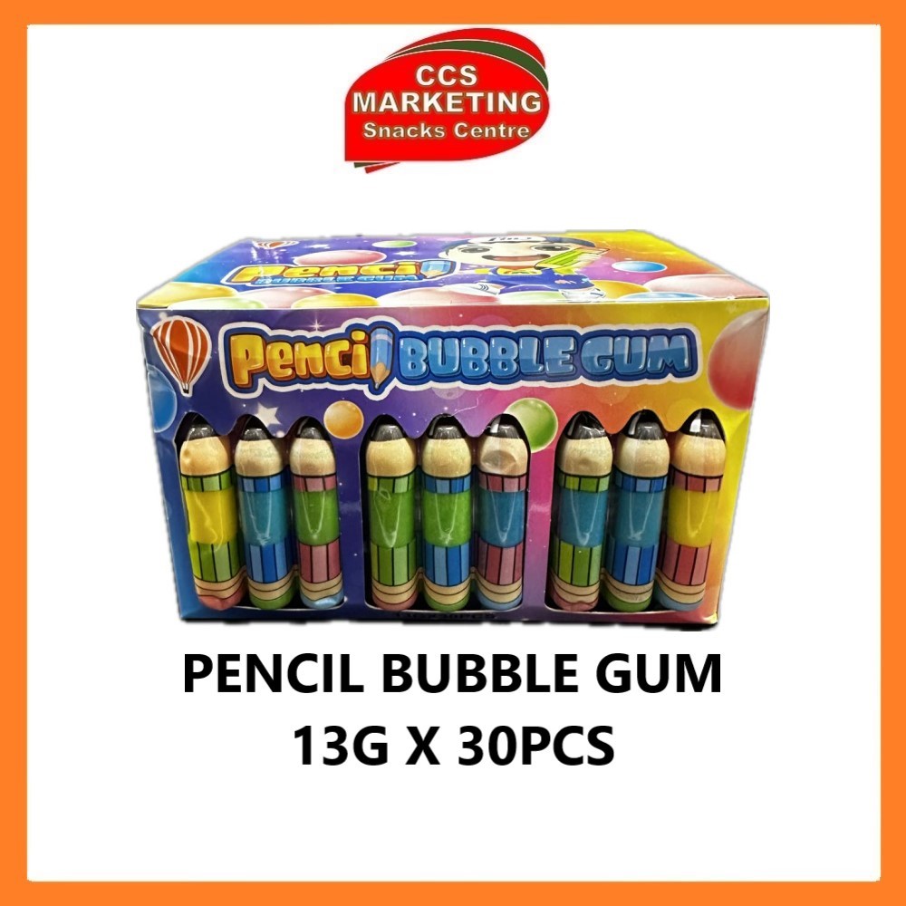 CCS Pencil Bubble Gum ( 13g x 30pcs ) | Shopee Malaysia