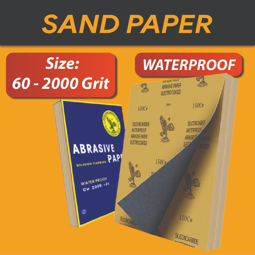Sand Paper Waterproof Wet Dry Abbrasive Sandpaper Abrasive Kertas Pasir ...