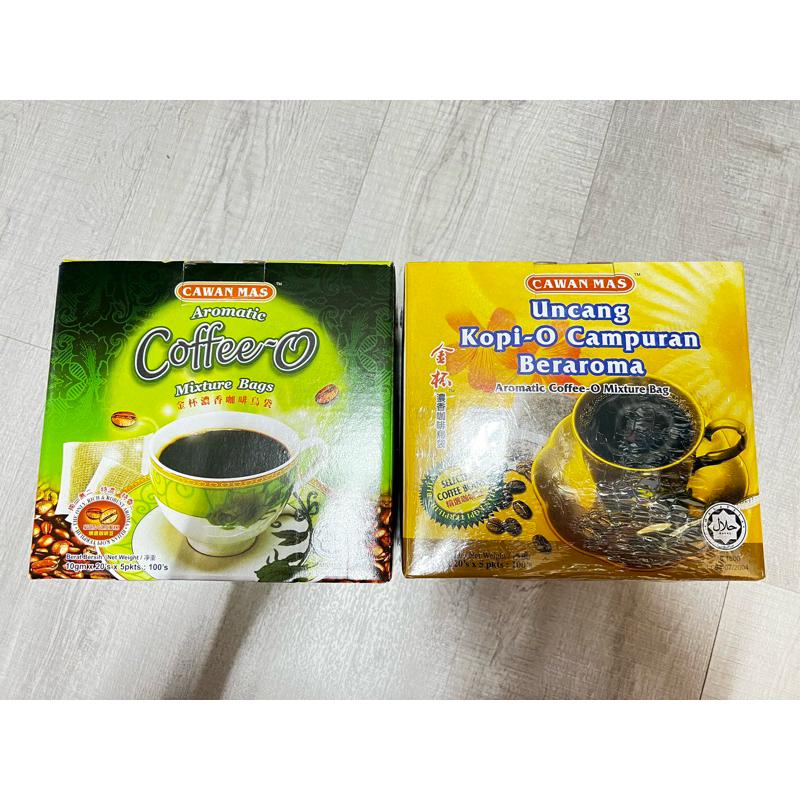 Cawan Mas Uncang Kopi-O 10gX20'sX5pkt / 金杯浓香咖啡乌袋 | Shopee Malaysia