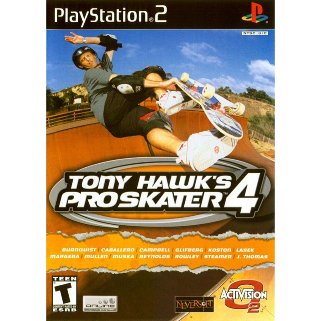 PS2 DVD Games Tony Hawk's Pro Skater 4 (v2.01) | Shopee Malaysia