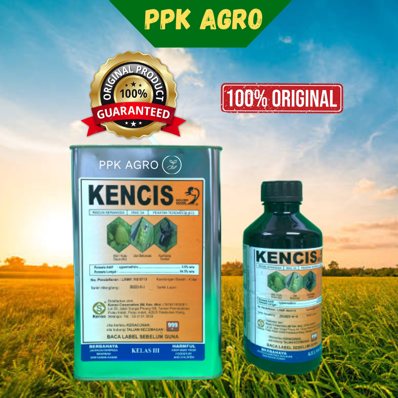 1L & 4L KENCIS KENSO (Sama Dengan Hextar CMC Cyper ) Cypermethrine ...
