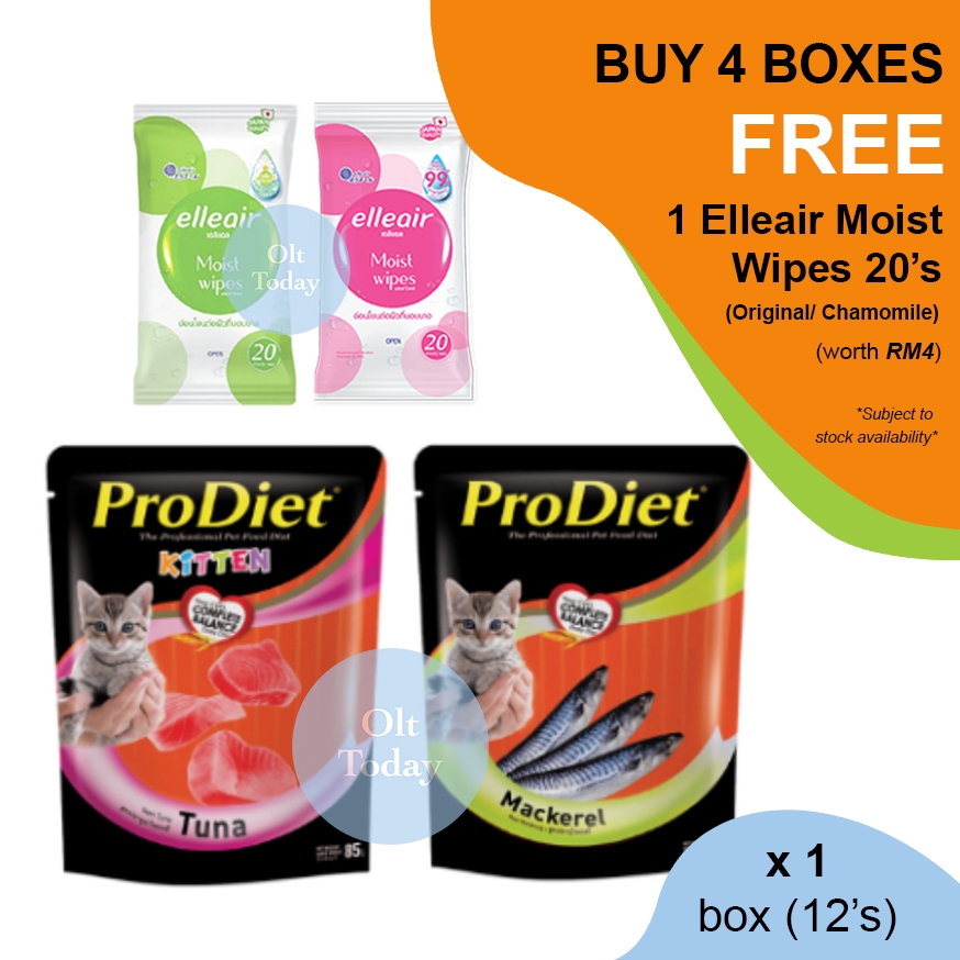 ProDiet 85g Kitten Wet Cat Food x 12 packs [makanan kucing] BUY 4 ...