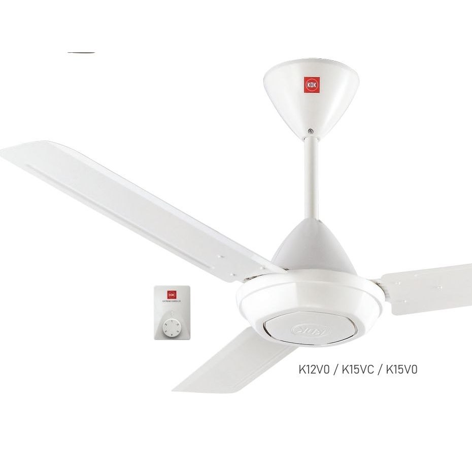 KDK Regulator Type K15V0 K15WO-S K15VC (150cm/60″)/Ceiling fan/Kipas ...