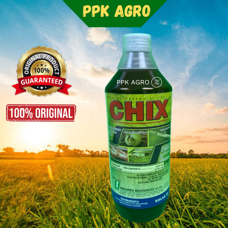 1L CHIX IMASPRO RACUN SERANGGA/ INSECTICIDES/ULAT PENGOREK BUAH PADI ...