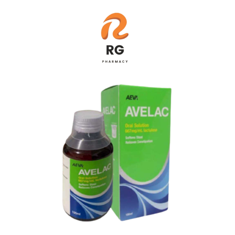 AVELAC Oral Solution (667mg/mL) 100mL Lactulose (Softens Stool Relieves ...