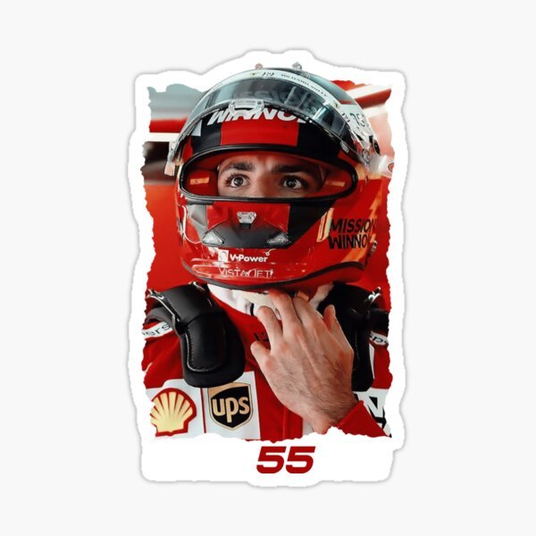 Carlos Sainz Stickers v2 | Shopee Malaysia