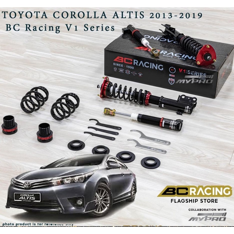 BC Racing V1 Series High Low Soft Hard Adjustable Absorber for Toyota ...