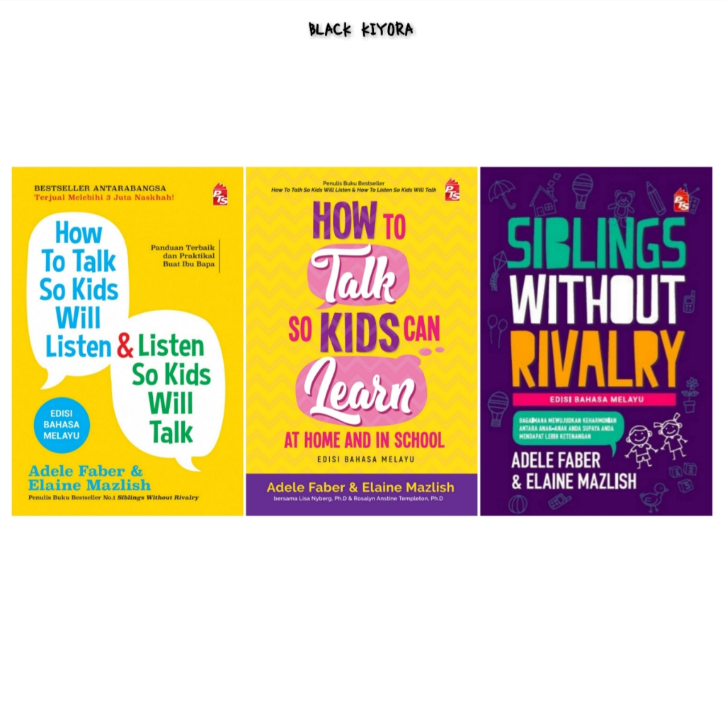 PTS | BUKU BAHASA MELAYU | HOW TO TALK SO KIDS WILL LISTEN, SO KIDS CAN ...