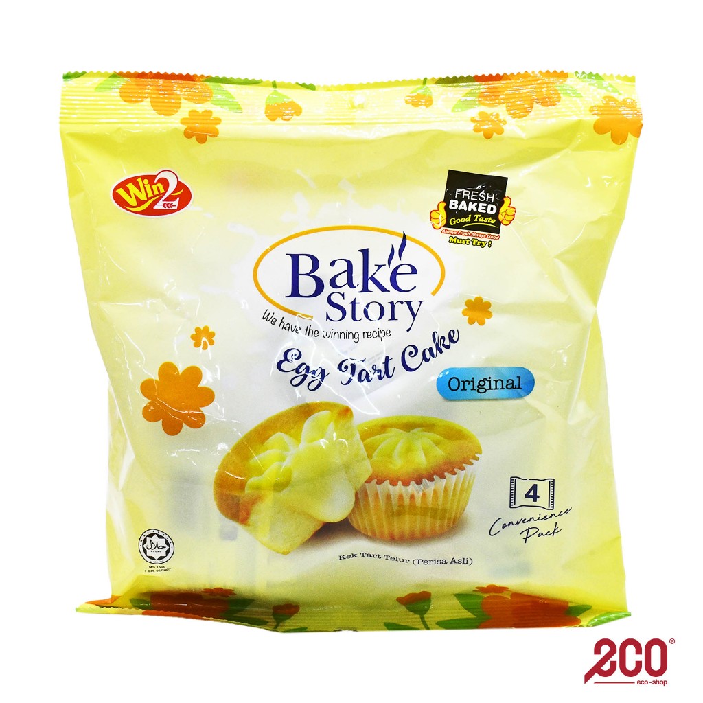 Win2 Bake Story Original Egg Tart Cake (4S x 25g) - AC-L001-T02-09 ...