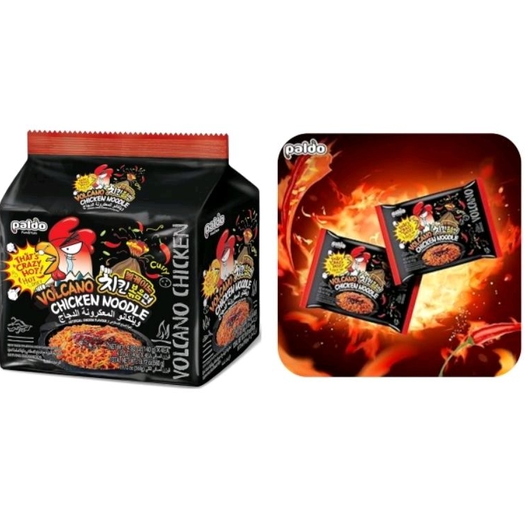 Paldo Volcano Chicken Noodle Curry(140g x 4) | Shopee Malaysia