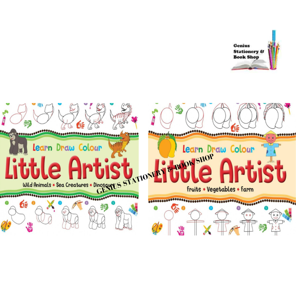 【Mind to Mind】Little Artist — Learn Draw Colour / Colouring Book ...