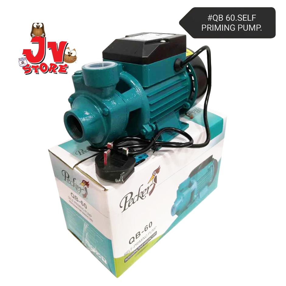 Pecker Self Priming Liquid Water Pump Self-Priming Pam Air QB-60 [QB60 ...