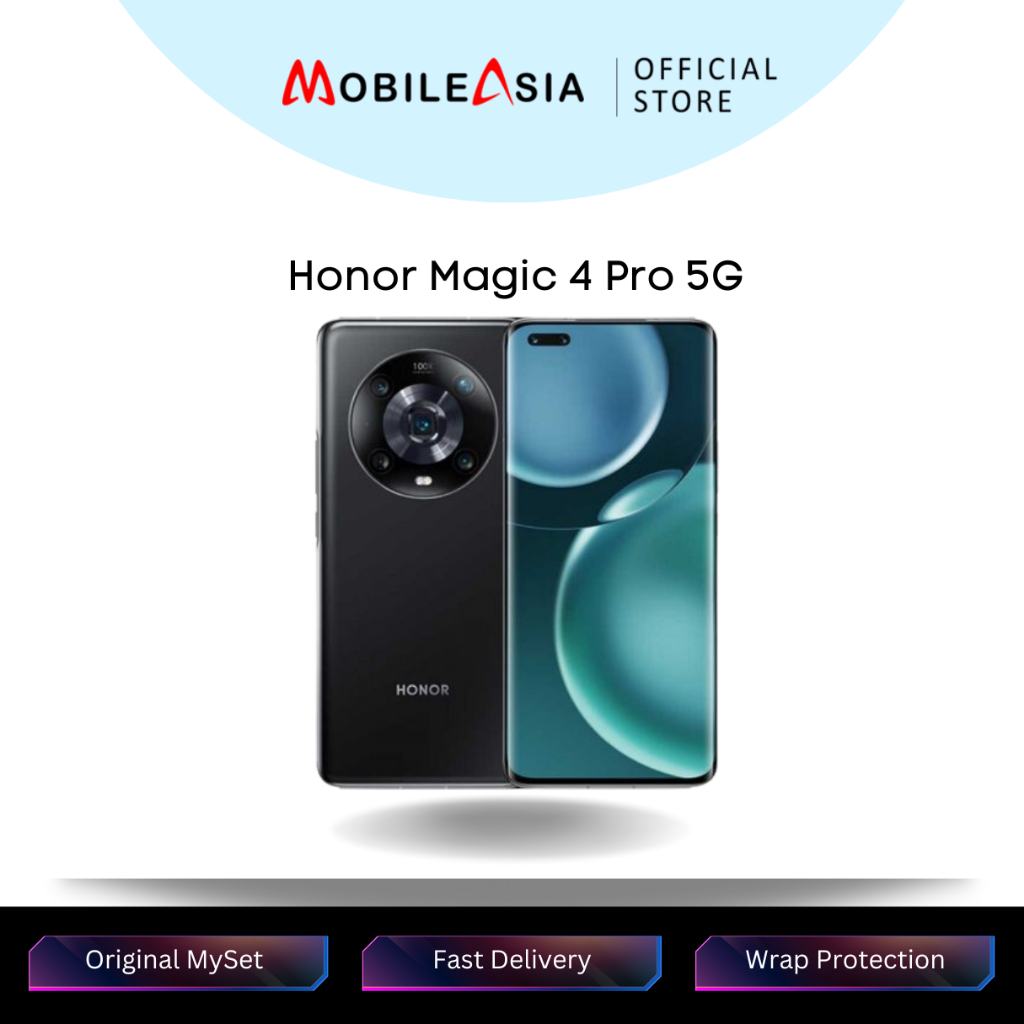SALE! Honor Magic 4 Pro 5G (8GB+256GB) MYSET Black | Shopee Malaysia