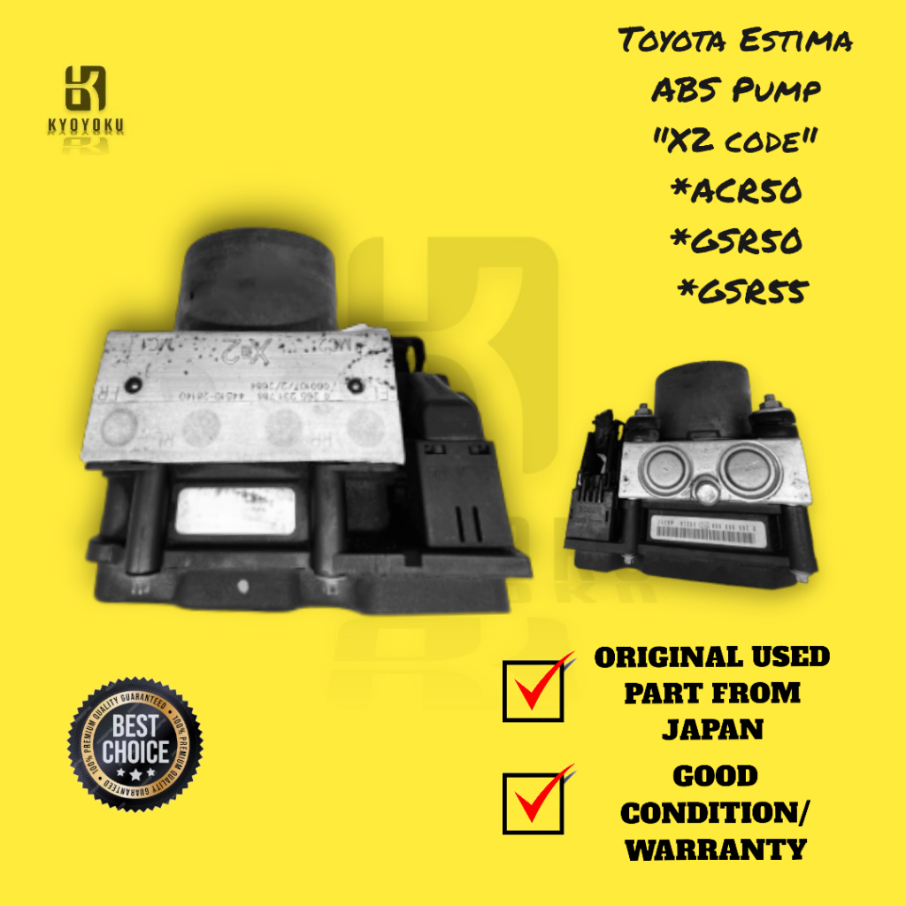 KYOYOKU - ABS Pump Toyota Estima ACR50 GSR50 GSR55 ABS Pump X2 | Shopee ...