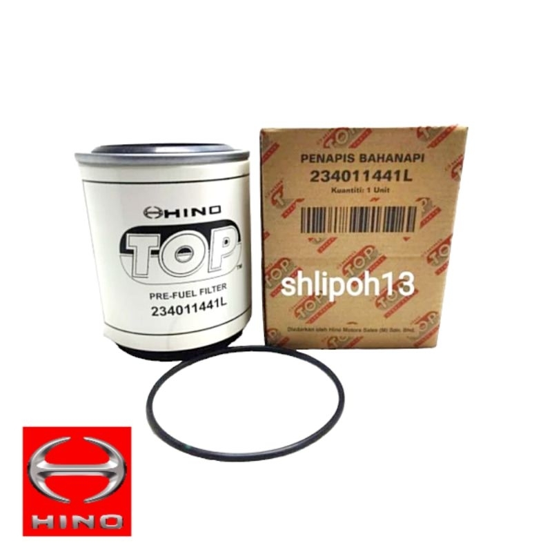 Hino J08C-T/H07D/K13D/RK1J/AK1J/GH1J/SG1J Pre-Fuel/Diesel Filter 23401 ...