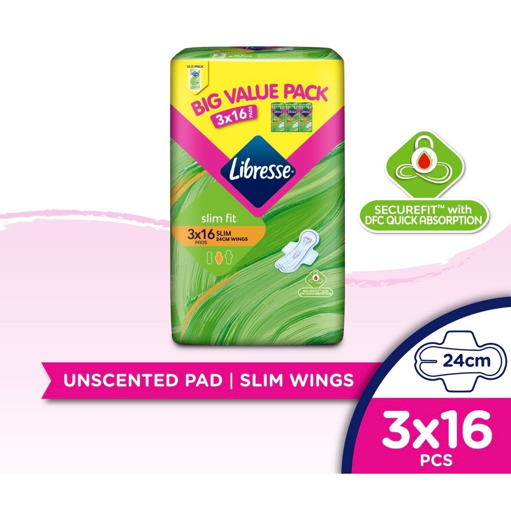 ( WM Free Shipping ) Libresse Multipack SLIM Wing (12'sx3 /16'sx3 ...