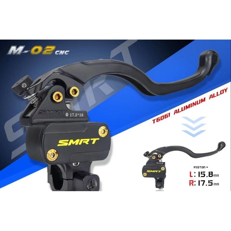 SMRT Racing Taiwan CNC Forged Racing Masterpump @ Brake Pump | Shopee ...