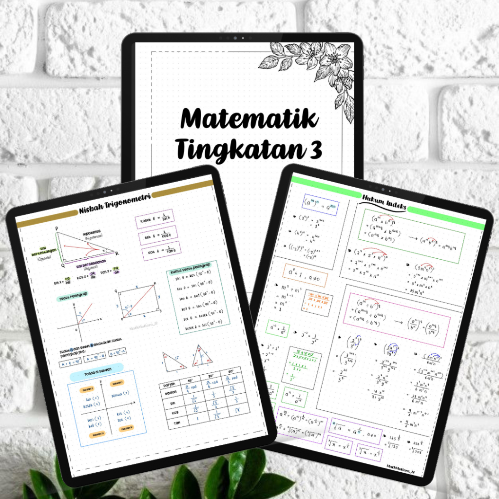 [DIGITAL NOTES by topic] PDF Nota Matematik Tingkatan 3_bymathmutiara72 ...