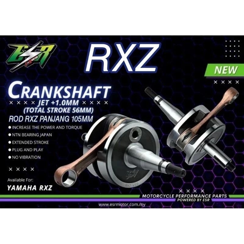 Y125Z & RXZ RR 150 ZX150 ESR MOTOR CRANKSHAFT ESR & CL LEE JET 1.0MM 1.2mm 1.4mm | Shopee Malaysia
