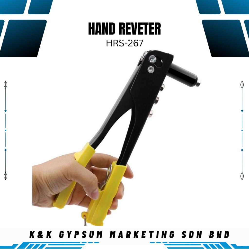 Hand Riveter Rivet Gun Penekan Blind Paku Rivet Nut Fit All Size Heavy ...