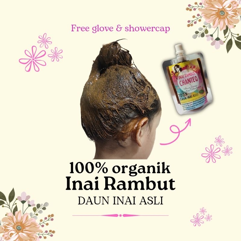 INAI RAMBUT 100% DAUN INAI ASLI (MESRA WUDHUK) tiada bahan campuran ...