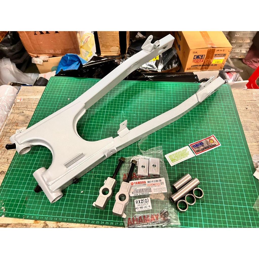YAMAHA RXZ MILI SWING ARM SILVER combo set ( BOLEH PASANG ARM BUSH ...