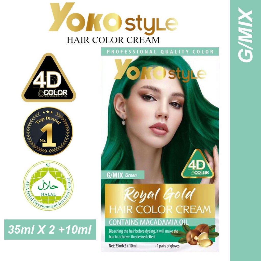 NEW YOKO HAIR COLOR CREAM 35ML*2+10ML | Shopee Malaysia