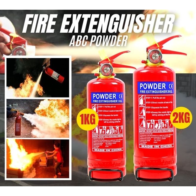 FIRE FIGHTER PORTABLE FIRE EXTINGUISHER PEMADAM API (1KG) FOR HOME ...