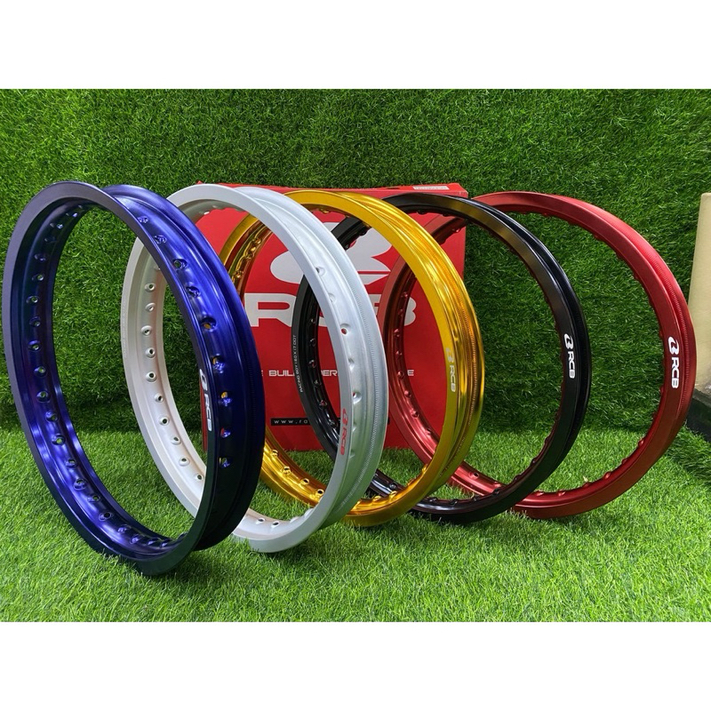 RACING BOY ALLOY RIM 36 HOLE SIZE 140 160 17” 18” RCB ALOI RIM LUBANG ...