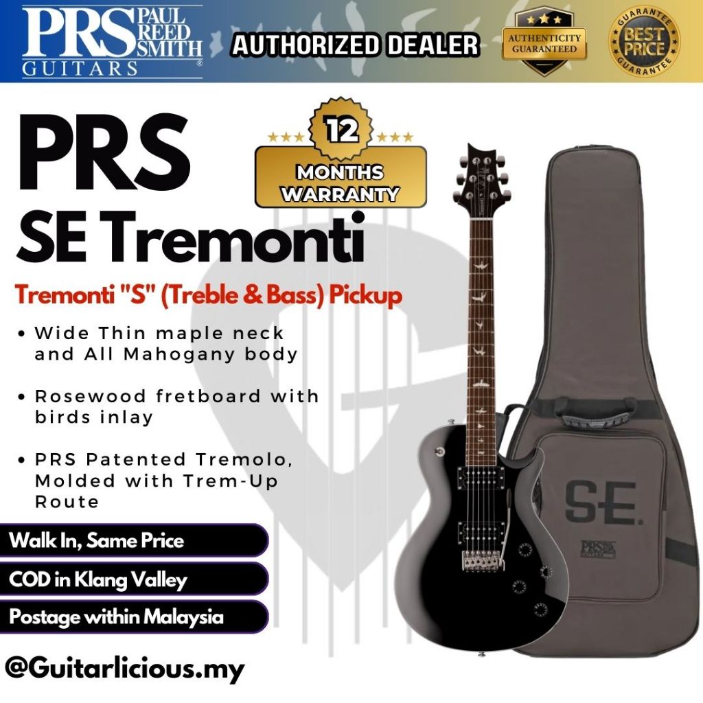 FREE SHIPPING - PRS SE Tremonti Standard Electric Guitar with Bag ...