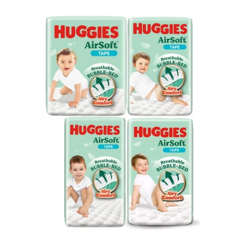 Huggies Airsoft Tape M52/L44/XL38/XXL32 (1 Pack) | Shopee Malaysia