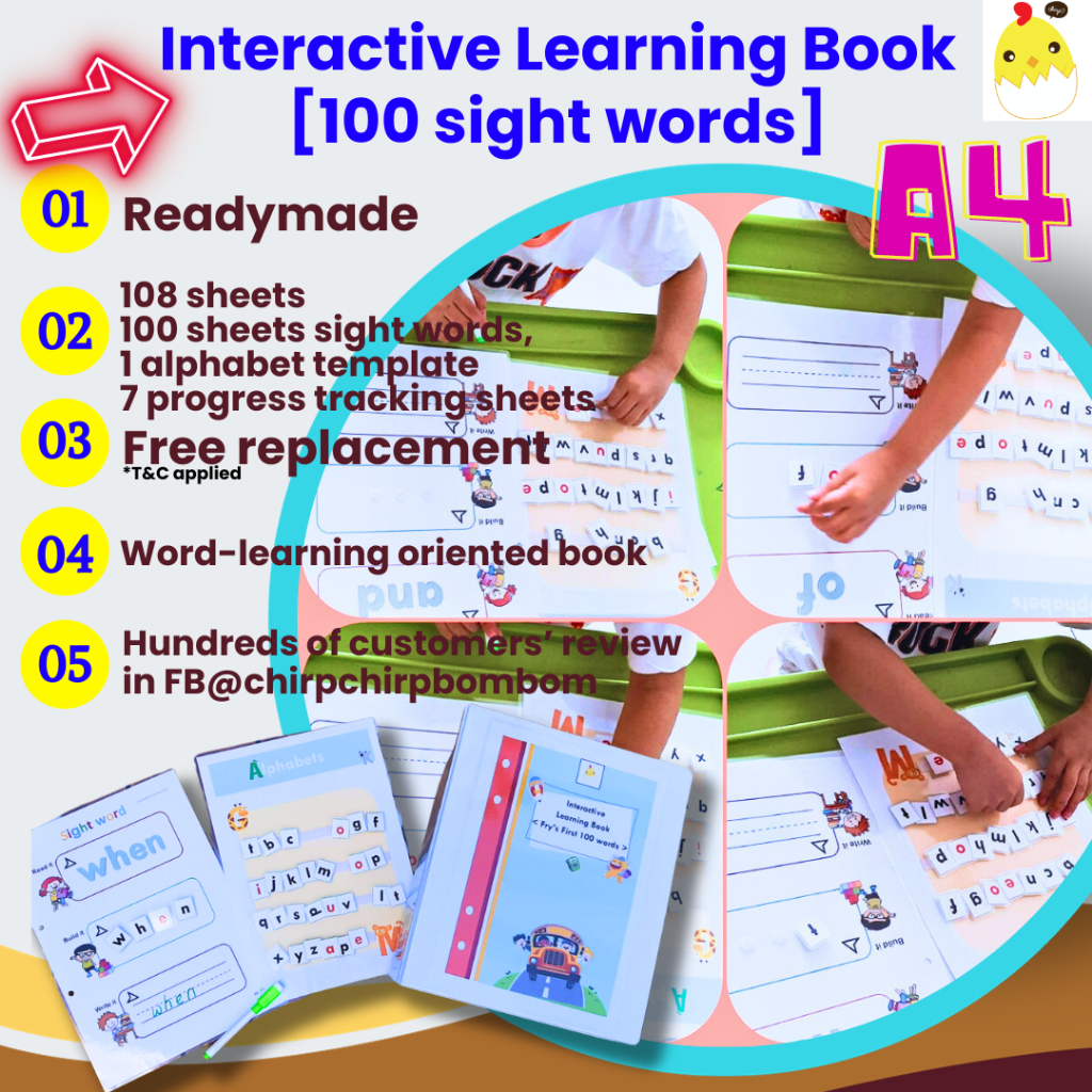 100 sight words for preschooler primary going kid student learn to read ...