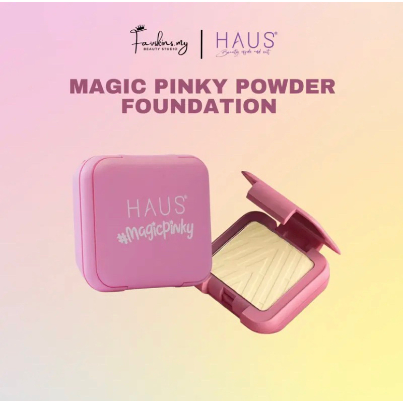 HAUS Cosmetics Magic Pinky Powder Foudation | Shopee Malaysia