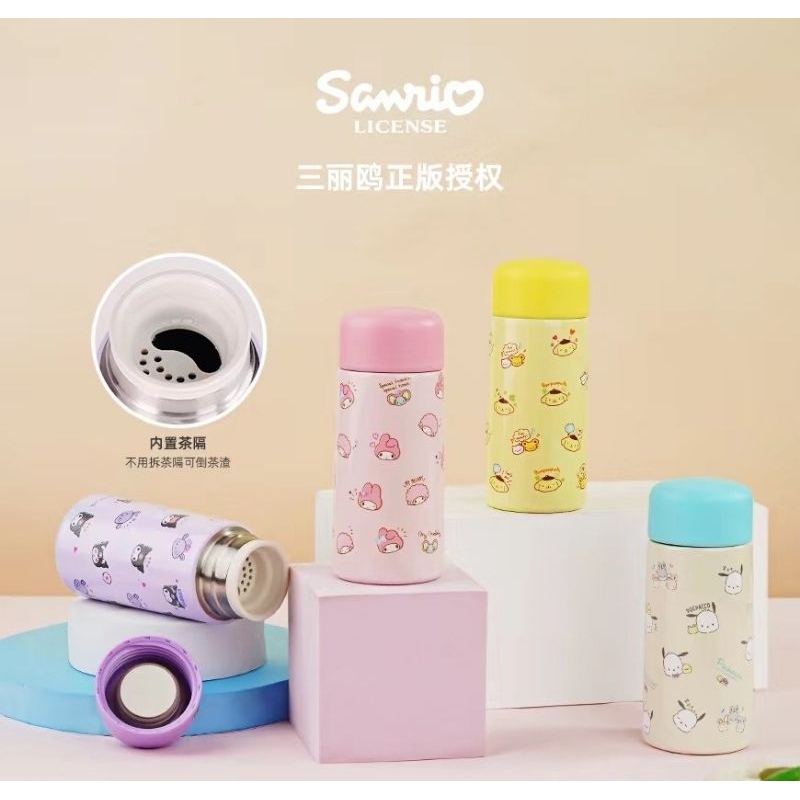 Sanrio Genuine original Ultra-light thermos cup cute mini water cup small, simple, outdoor and ...