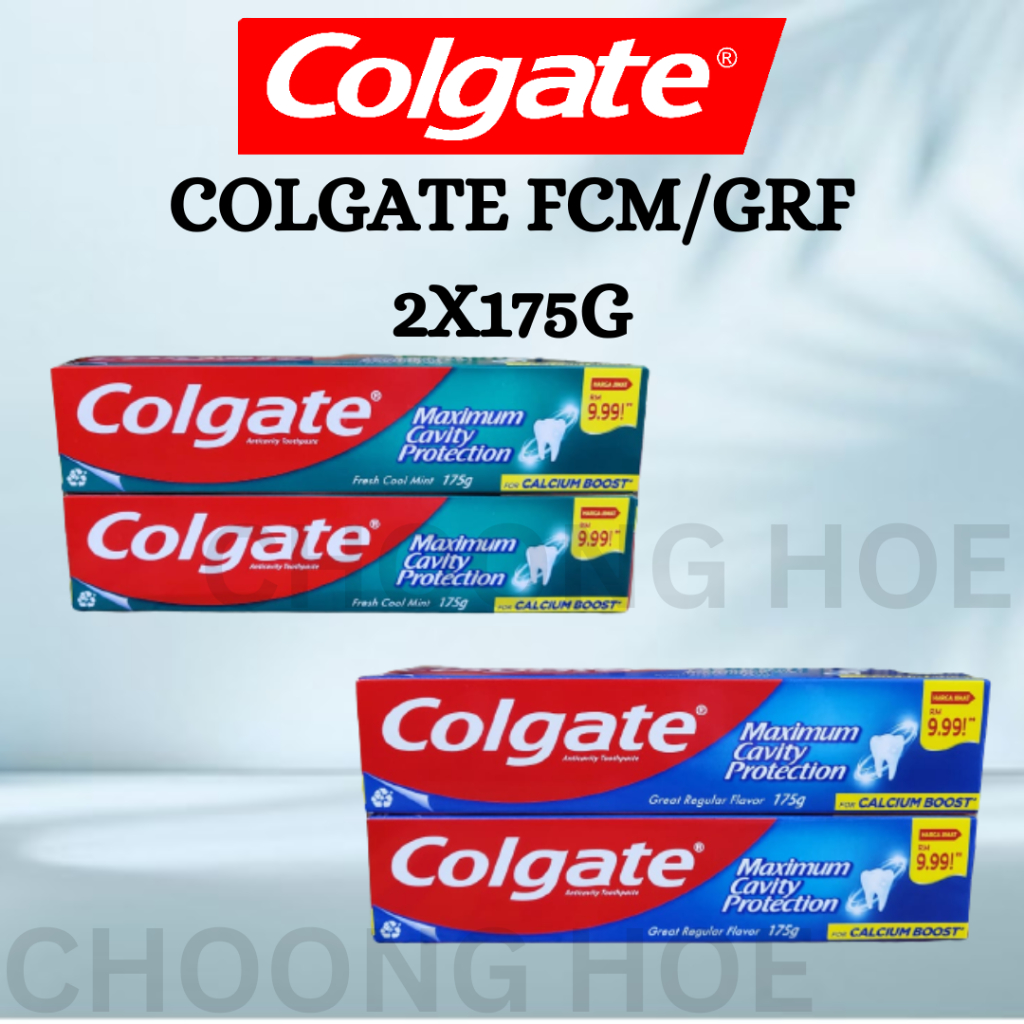 COLGATE GRF/FCM TOOTHPASTE 2X175G | Shopee Malaysia