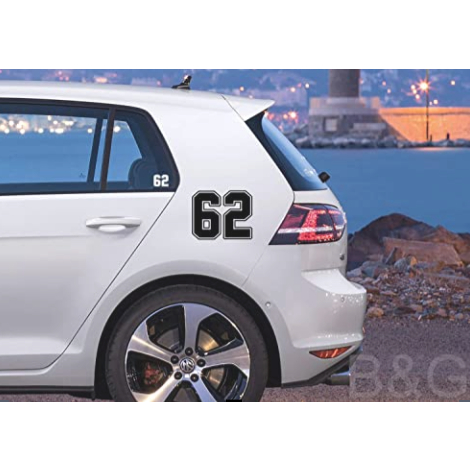 Custom numbers 0-99 decals | Choose your numbers | Racing Numbers | Car ...