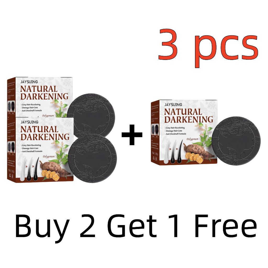 Sabun Rambut Hitam Jaysuing Natural Darkening Soap Black Hair Soap ...