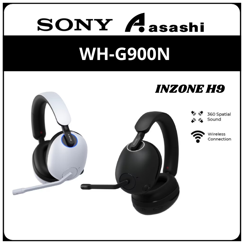 Sony INZONE H9 Wireless Noise Cancelling Gaming Headset - Compatible to ...