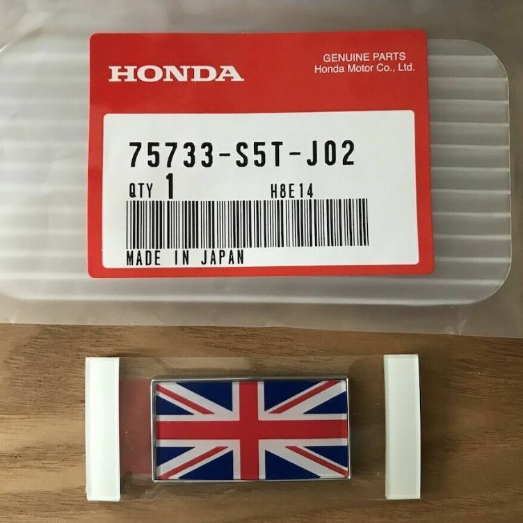 Honda Genuine Honda Civic Type-R Union Jack Emblem EP3 FK8 FK7 FC1 ...