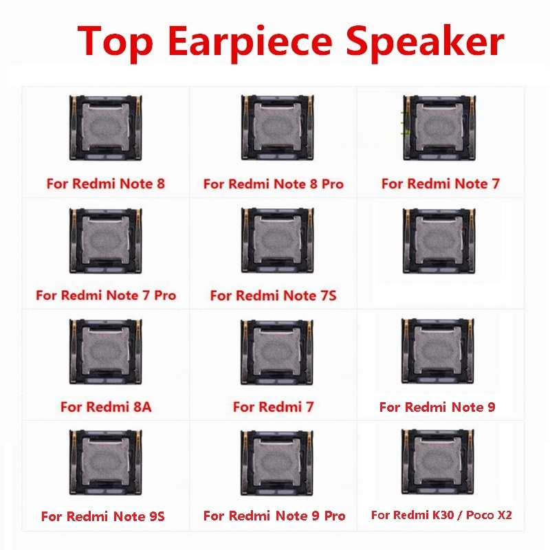 For Xiaomi Redmi Note7 Note8 Note9 7 8 9 8A 8T 9S Pro K30 Sound Ear ...