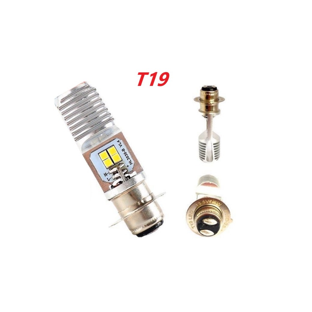 HALOGEN HEAD LIGHT LED BULB T19 MOTORCYCLE USE / MENTOL LAMPU DEPAN ...