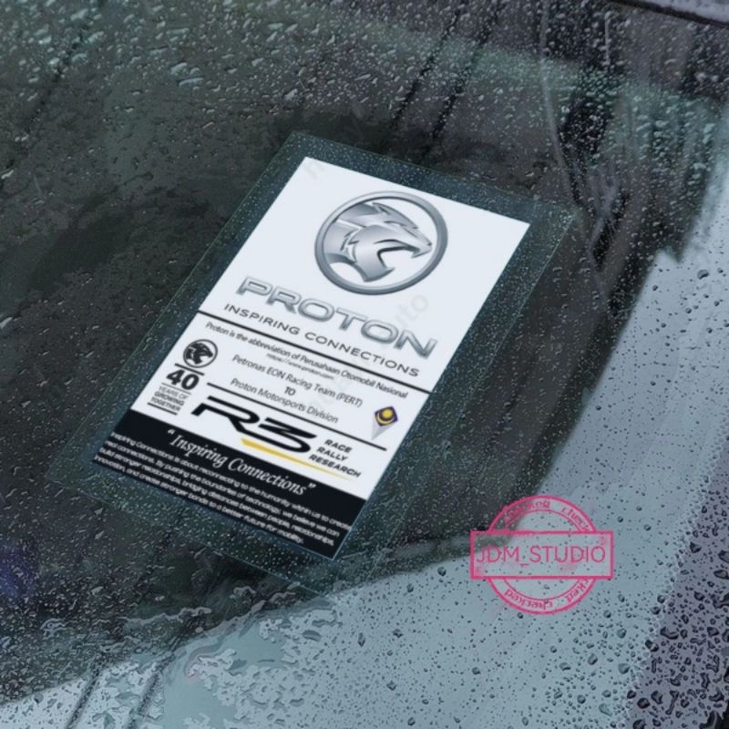 🇲🇾READY STOCK🇲🇾PROTON R3 ANTI STATIC WINDSCREEN STICKER | Shopee Malaysia
