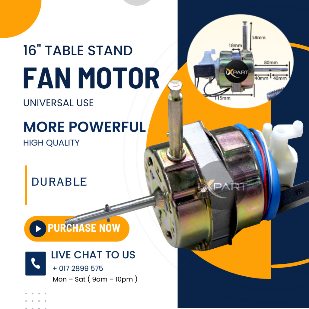 Fan Motor FOR STAND/FLOOR FAN YSY-40 Motor 60W | Shopee Malaysia