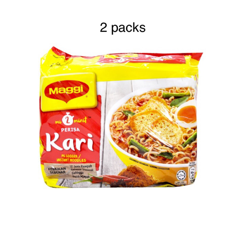 Maggi instant noodles curry (5 x 79g) 2 packs bundle | Shopee Malaysia